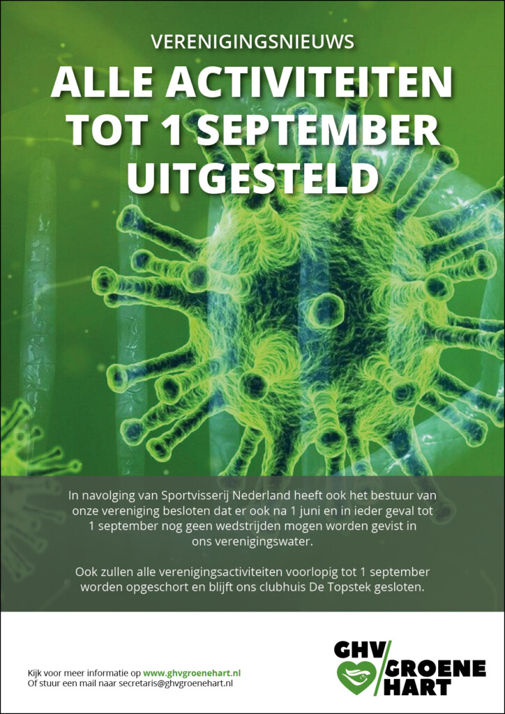 Coronavirus - GHV Groene Hart